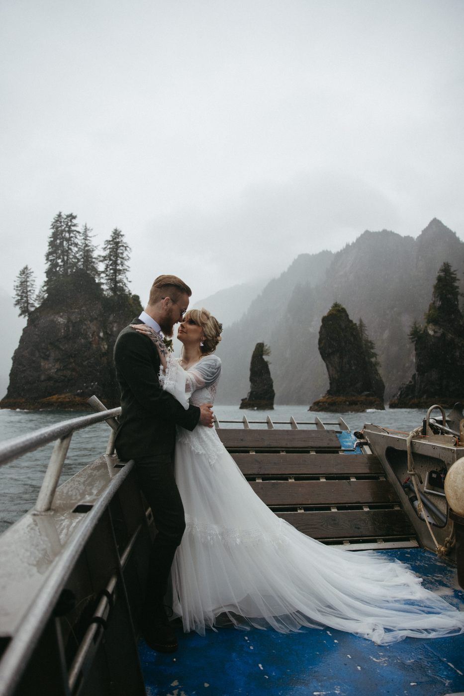 Alaskan Wedding Venue Beach Forest Ceremonies at Miller’s Landing