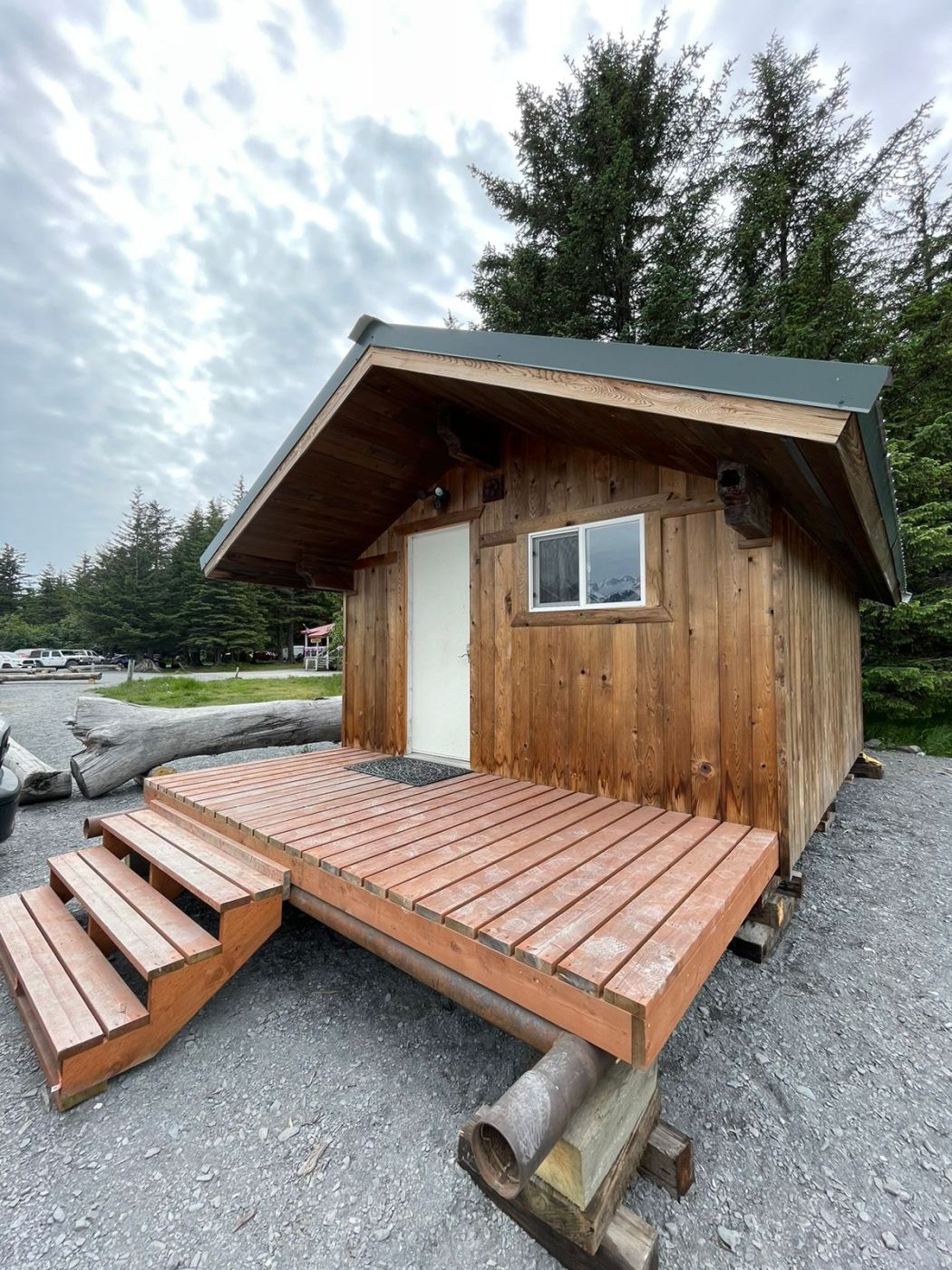 Wheelhouse Camping Cabin in Seward, Alaska | Miller's Landing